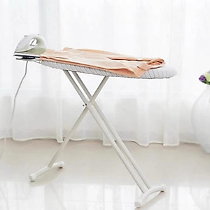 Large Non-Slip Foldable Ironing Stand, Compact Ironing Board with Iron Rest, Adjustable Height Home Ironing Board, Extra Wide Countertop Ironing Board