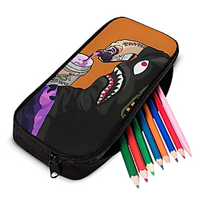 RDXLAYIV Shark School Backpack Set Durable Travel Bag Gifts Laptop Bag with Lunch Box Daypacks Kids Backpacks for Boys and Girls,orange