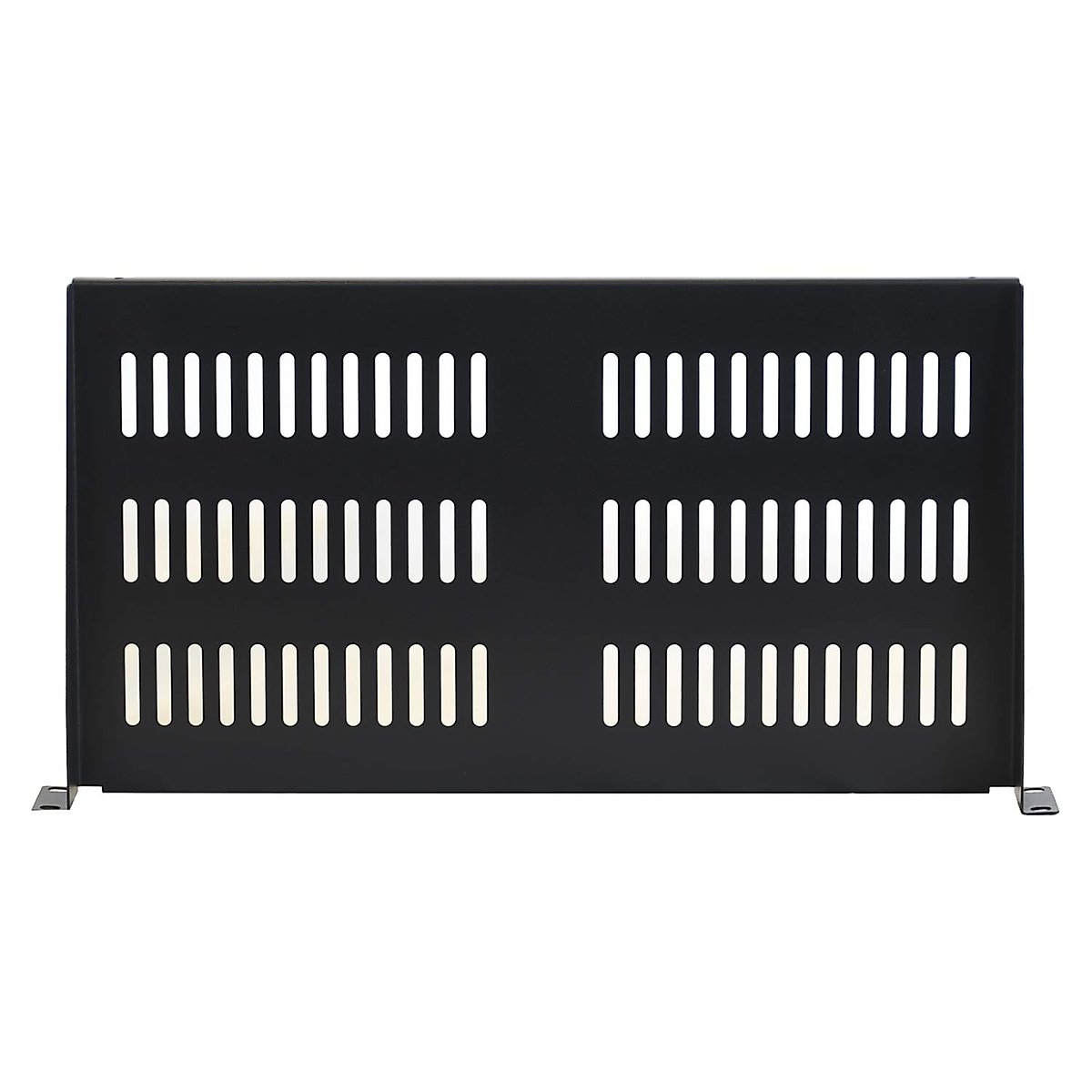 Aeons 1U Universal Server Rack Shelf Vented Rackmount Cantilever Shelf 10" Deep, for 19” IT Network Rack Cabinet Enclosure - Fixed Server Rack Cabinet Shelf 2-Pack