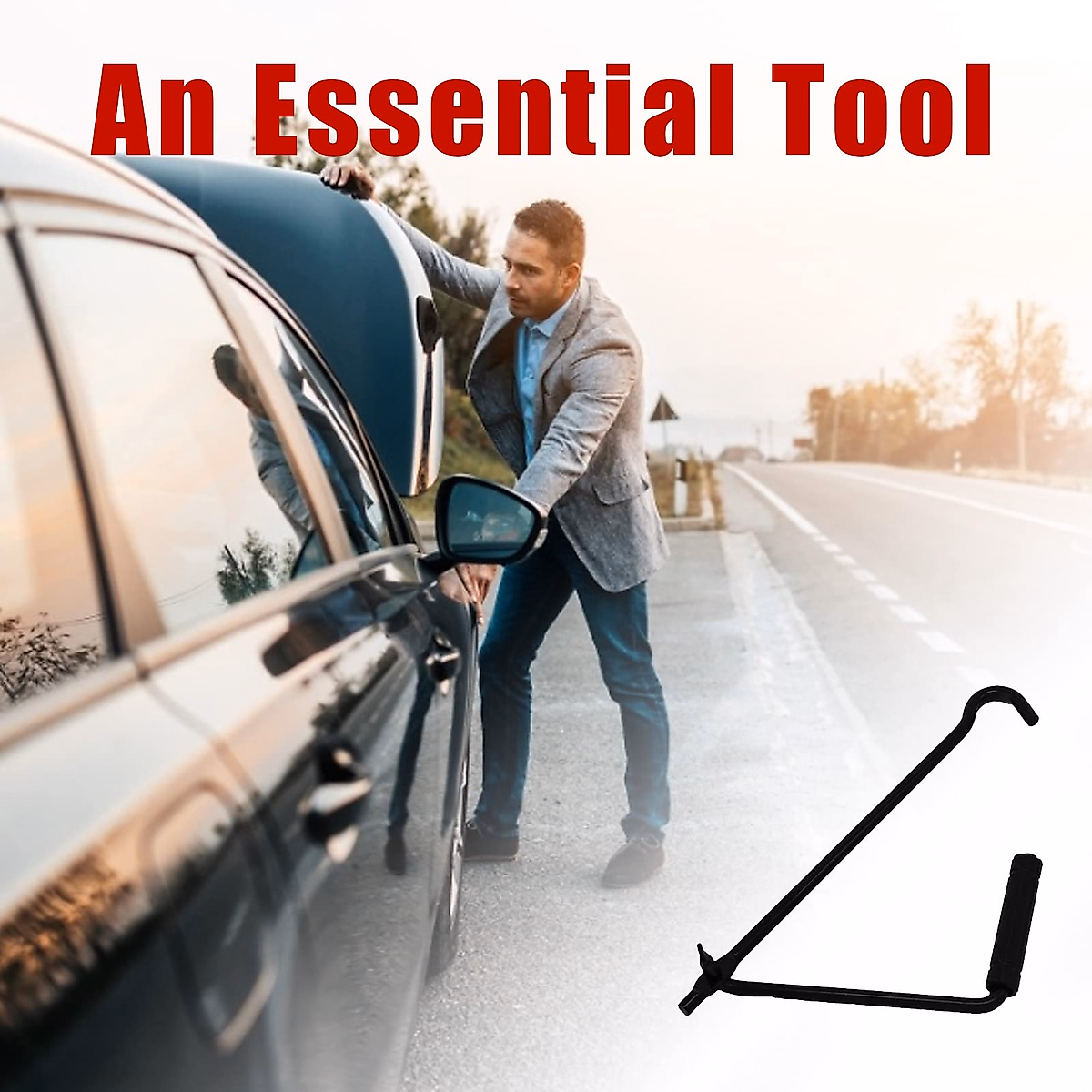 TorSor 2 Pack Car Scissor Jack Crank Handle Replacement Labor-Saving Quick Lug Handle Instead of Jack Ratchet Wrench for Car Jack Kit Scissor Lift Jack Emergency Tire Changing Jacks