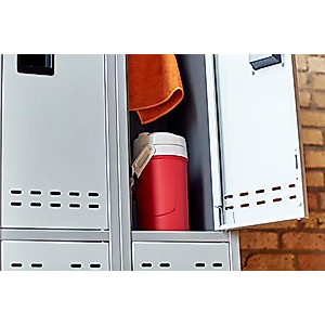 Safco Products Double Tier Locker, 3 Column, Gray