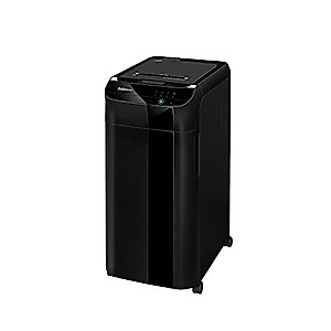 Fellowes AutoMax 350C Cross-Cut Commercial Office Auto Feed 2-in-1 Paper Shredder with 350 Sheet Capacity (4694001)