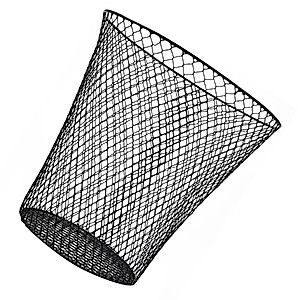 Cabilock Black Mesh Trash Cans Open Top Metal Wire Wastebasket Recycling Garbage Container Lightweight Trash Bin Garbage Can for Home Office Hotel Dorm Room Living Bedroom