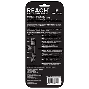 Reach Advanced Design Toothbrush, Firm Bristles, 7 Count Value Pack