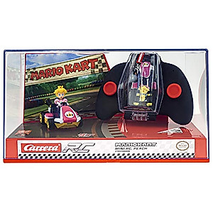 Carrera RC Nintendo Mario Kart 2.4 GHz Mini Collectible Radio Remote Control Toy Car Vehicle - Peach