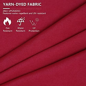 HOMREST 13' X 10' Retractable Pergola, Patio Gazebo Grape Trellis with Removable Sun Shade Canopy, Pergola Grill Canopy with Full Steel Frame for Garden Porch Backyard