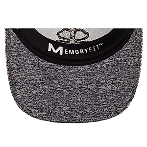 Black Clover Lucky Heather Mesh Grey Flex Cap, Black/Grey/Black Mesh (L/XL)