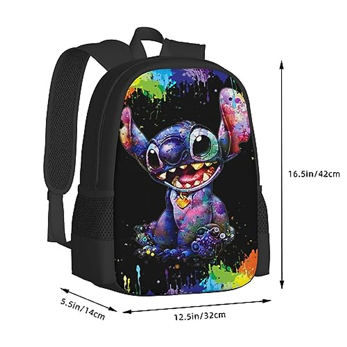 Giuda Cute Anime Backpack 17 Inch Large Capacity Multifunction Backpacks Lightweight Sports Travel Laptop Bag Daypack