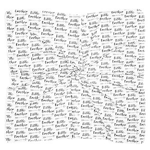 Newborn Swaddle Blanket with Beanie Set,Soft Stretchy Blanket for 0-3 Months Baby Boys and Girls (Brother)