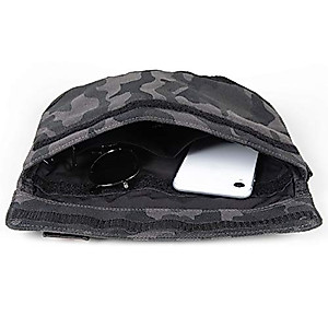 DIME BAGS Omerta Collector Carbon Filter Bag | Carbon-Lined Pouch with Activated Carbon Technology and Dual-Velcro Seal (9 Inch, Camo)