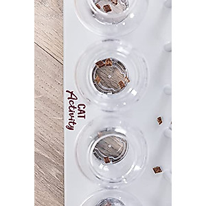 TRIXIE Cat Activity Fun Board, Strategy Game for Mental Stimulation, Interactive Play for Cats, Treat Dispenser, Cat Toy