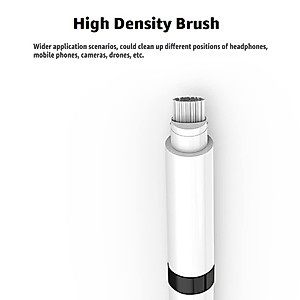 GOALSEN ECP4in1 for Airpod Cleaner Kit Equipped with a Flocked Sponge a Metal Pen Tip 2 High-Density Brush Easy Clean Hard-to-Touch Place Earbud Cleaning Kit Tool for Airpods Pro 1 2 3 -Black