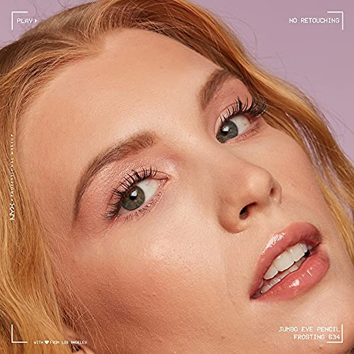 NYX PROFESSIONAL MAKEUP Jumbo Eye Pencil, Eyeshadow & Eyeliner Pencil - Frosting (Champagne)