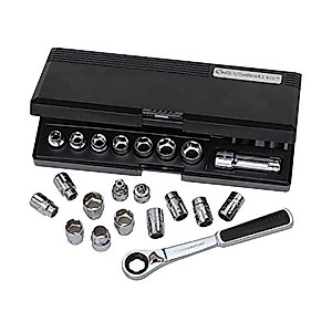 GEARWRENCH 21 Pc. 3/8" Drive 6 Pt. Pass-Thru™ Tool Set, SAE/Metric - 8921