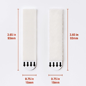 28-Pairs(56 Strips) Large Picture Hanging Strips Heavy Duty, Removable Hook and Loop Tape, Picture Hanger Damage Free, Adhesive Strips for Frame Hanging and Christmas Decorations