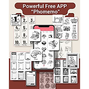 Phomemo M02S Mini Thermal Printer- 300dpi HD Bluetooth Mobile Printer Compatible with iOS and Android, Work with 3 Size Papers, Photo Printer for Plan Journal, Travel, DIY Cards, Gift, Purple