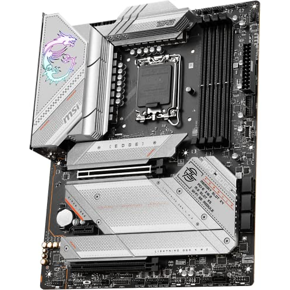 MSI MPG Z790 Edge WiFi Gaming Motherboard (Supports 12th/13th Gen Intel Processors, LGA 1700, DDR5, PCIe 5.0, M.2, 2.5Gbps LAN, USB 3.2 Gen2, Wi-Fi 6E, ATX)