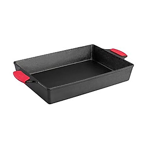 Lodge Seasoned Cast Iron 9 X 13 Inch Casserole Black Bw13c (Bw13ca1)