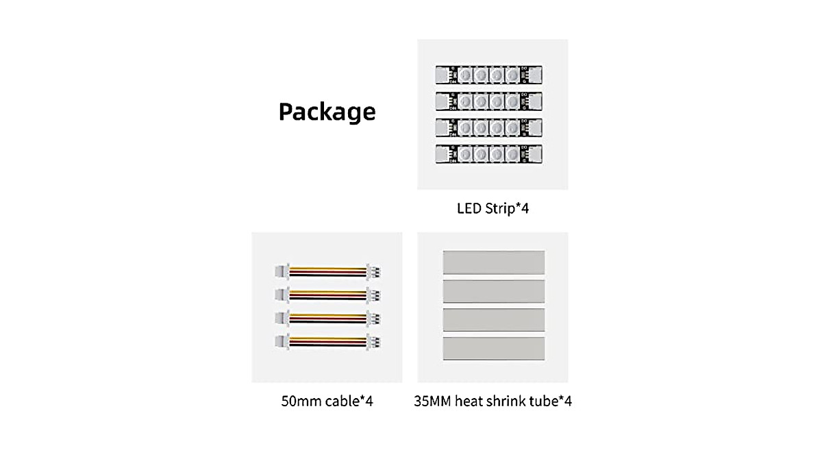 SpeedyBee RGB Drone LED Strip - Easy Connection & Multi-Colors