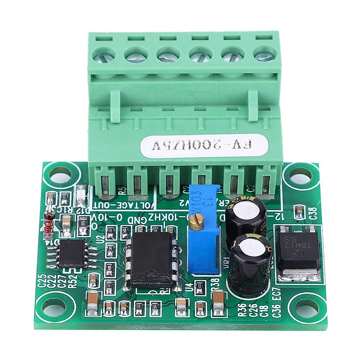 Frequency to Voltage Converter 0-200Hz to 0-5V Inverter Digital to Analog Converter FV-200Hz5V F/V Conversion Module