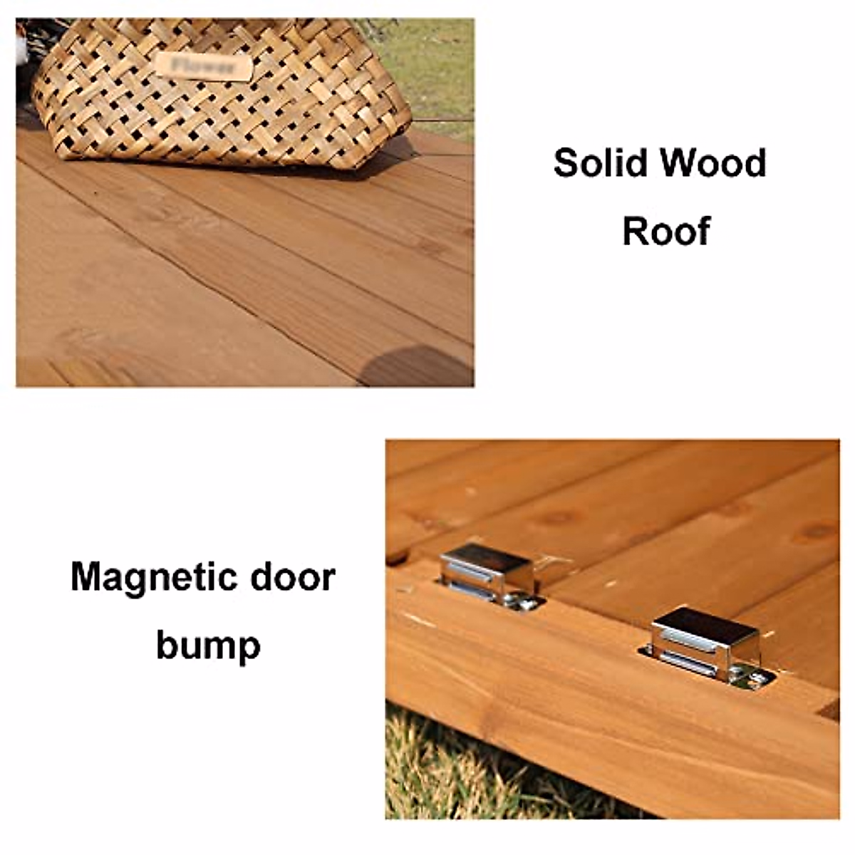 Outdoor Storage Cabinet with Adjustable Shelves Garden Tool Shed, Outdoor Garden Tools Waterproof Storage Box for Yard Patio