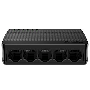 Tenda SG105, 5 Port Gigabit Switch, Unmanaged Home Ethernet Switch, Office Ethernet Splitter, Plug & Play, Plastic Case, Desktop/ Wall-Mount, Fanless Quiet, Limited Lifetime Protection