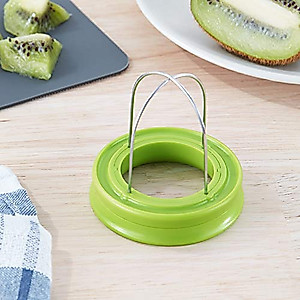 Tovolo 2-in-1, Easy-Grasp Kiwi Tool, 1 EA, Green