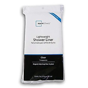 Light Weight PEVA Shower Liner - Clear