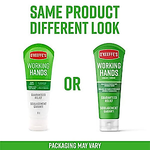 O'Keeffe's Working Hands Hand Cream, 7 Ounce (198g) Tube, (Pack of 2)