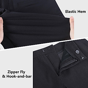 KELLY KLARK Dress Shorts for Women Stretchy Bermuda Escolar Black Knee High Junior Uniform Shorts with Pockets for Golf Size 10