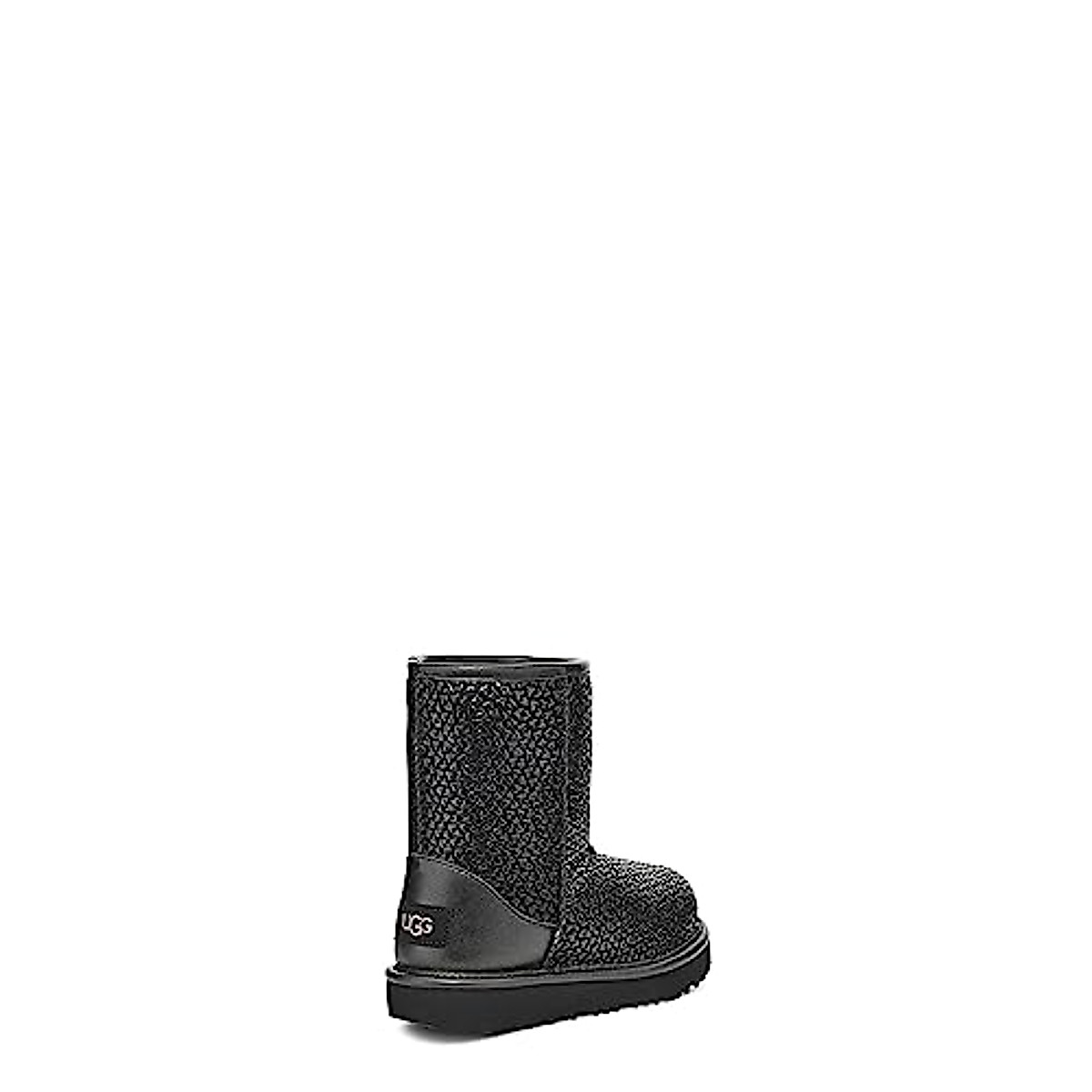 UGG Unisex-Child Classic Ii Gel Hearts Boot, Black, 12 Toddler