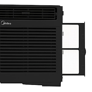 Midea 5,000 BTU 115V Mechanical Window Air Conditioner, Black