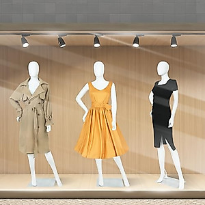 Female Mannequin,White Adults Dress Form Realistic Adjustable Mannequin,A Stand-up Mannequin ,with Full Body for Adults