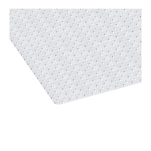 RESILIA - Deluxe Clear Vinyl, Plastic Floor Runner/Protector for Deep Pile Carpet - Textured Pattern, (36 Inches Wide x 6 Feet Long)