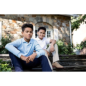 French Toast Boys' Little Pull-on Relaxed Fit School Uniform Pant (Standard & Husky), Khaki, 6