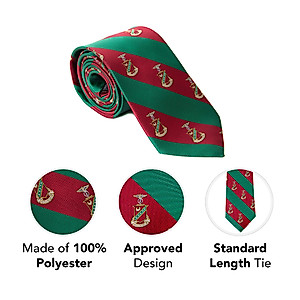 Desert Cactus Kappa Sigma Fraternity Necktie Tie Greek Formal Occasion Standard Length Width Kappa Sig (Repeating Crest Striped Necktie)