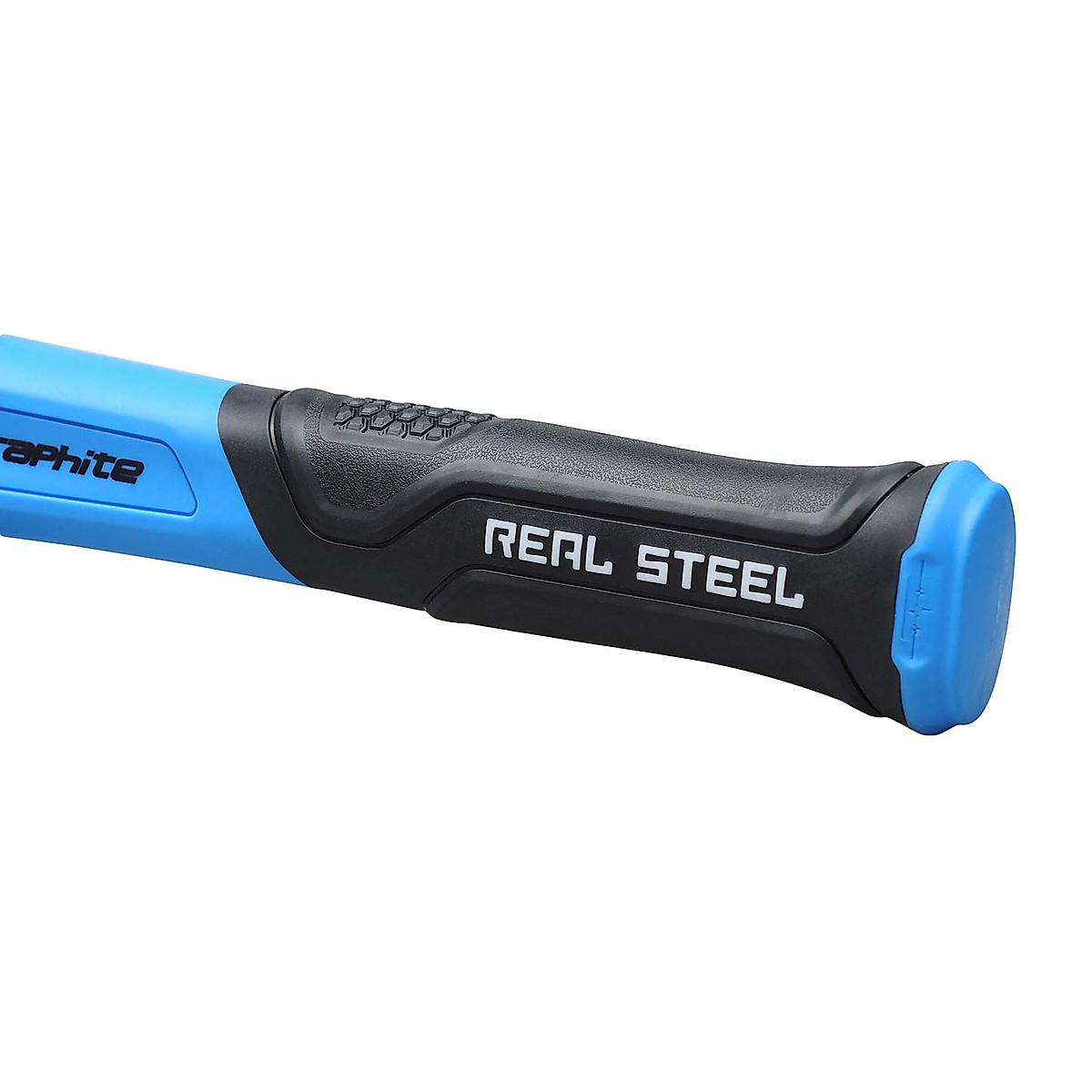 REAL STEEL 0508 Rubber Grip Forged Jacketed Graphite Drilling Sledge Hammer for Striking 3 lb