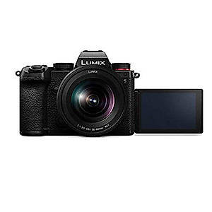 Panasonic Lumix DC-S5 Mirrorless Digital Camera with Lumix S 20-60mm f/3.5-5.6 and LUMIX S 85mm f/ 1.8 L-Mount Lens