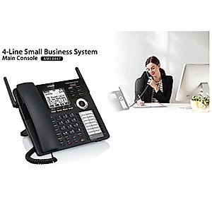 VTech Accessory Handset for VTech AM18447 Small Business System, Black