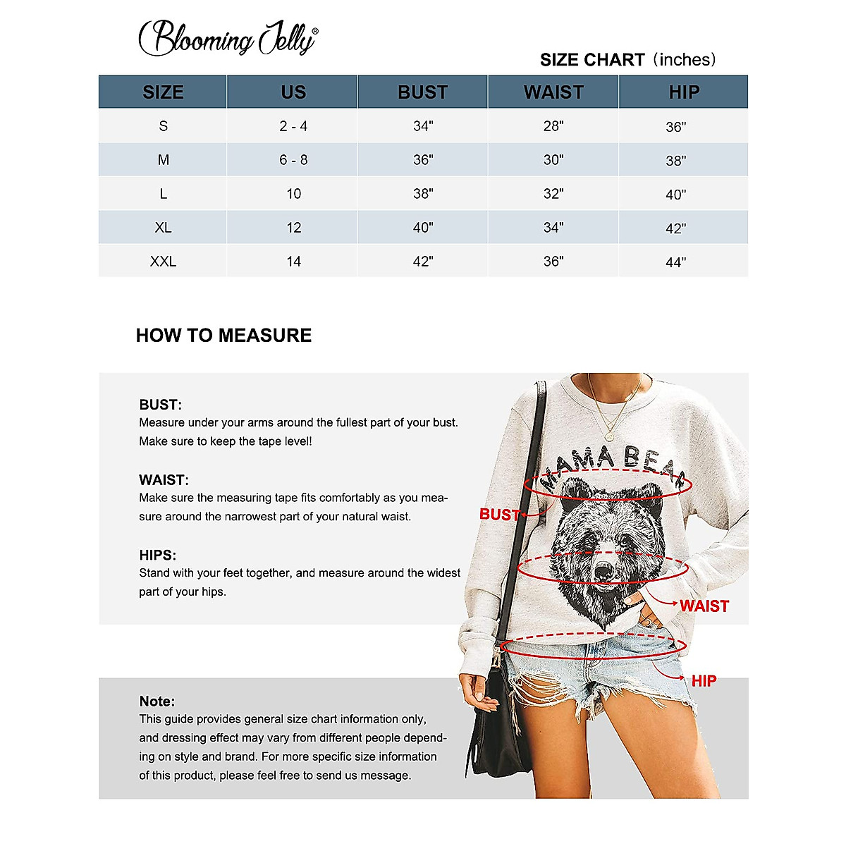 Blooming Jelly Womens Mama Bear Sweatshirt Crewneck Loose Fit Cute Long Sleeve Tops Graphic Fall Outfits Ladies Winter Clothes (Medium, Grey1)