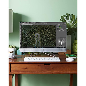 HP 2021 All-in-One Desktop, 27" Full HD Touchscreen, 11th Gen Intel Core i7-1165G7 Processor, 16GB RAM, 512GB PCIe SSD + 1TB HDD, Intel Iris Xe Graphics, Windows 10 Home, KKE Mousepad