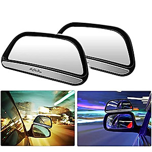 Adjustable 360 Degree Rotation Wide Angle Side Rear Mirrors Blind Spot Snap Way Rearview Mirror Universal Black