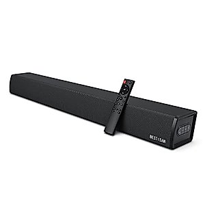 Bestisan TV Speaker, Sound Bar for TV with Bluetooth, Optical, HDMI-ARC and AUX Connectivity,34 inch 100W, Includes Remote Control