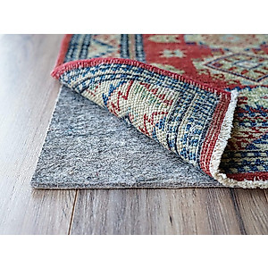 RUGPADUSA - Dual Surface - 8'x10' - 1/4" Thick - Felt + Rubber - Non-Slip Backing Rug Pad - Safe for All Floors