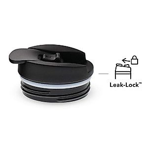 Aladdin Keeps Hot for 2.5 Hours-BPA-Free-Dishwasher Safe, Stainless Steel, Black, 0.25L