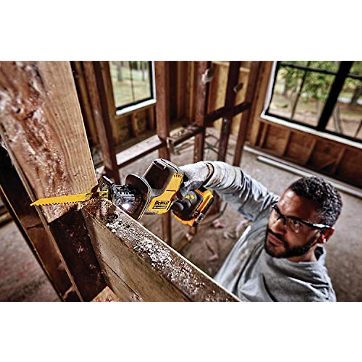 DEWALT ATOMIC 20V MAX* Reciprocating Saw, One-Handed, Cordless, Tool Only (DCS369B)