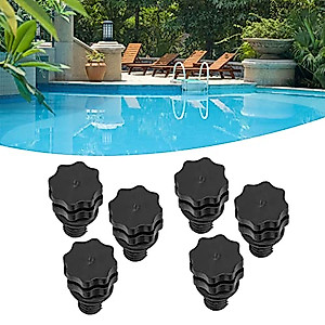 Household garden products 6Pcs Vent Valve Air Safety Exhaust Pool Filter Accessory Set Kit for DE Pool Cleaning Tools