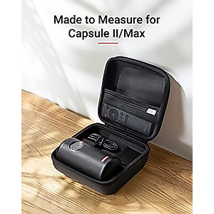 Nebula Capsule Max & Capsule II Official Travel Case, by Anker, Polyurethane Leather, Soft Ethylene-Vinyl Acetate Material, Splash-Resistance, Premium Protection Projector Travel Case