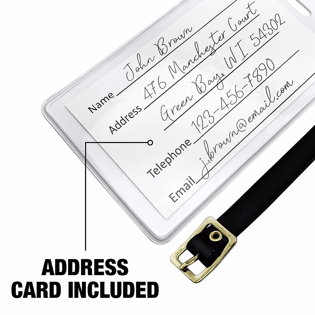 U.S. Army Retired Logo Luggage ID Tags Suitcase Carry-On Cards - Set of 2