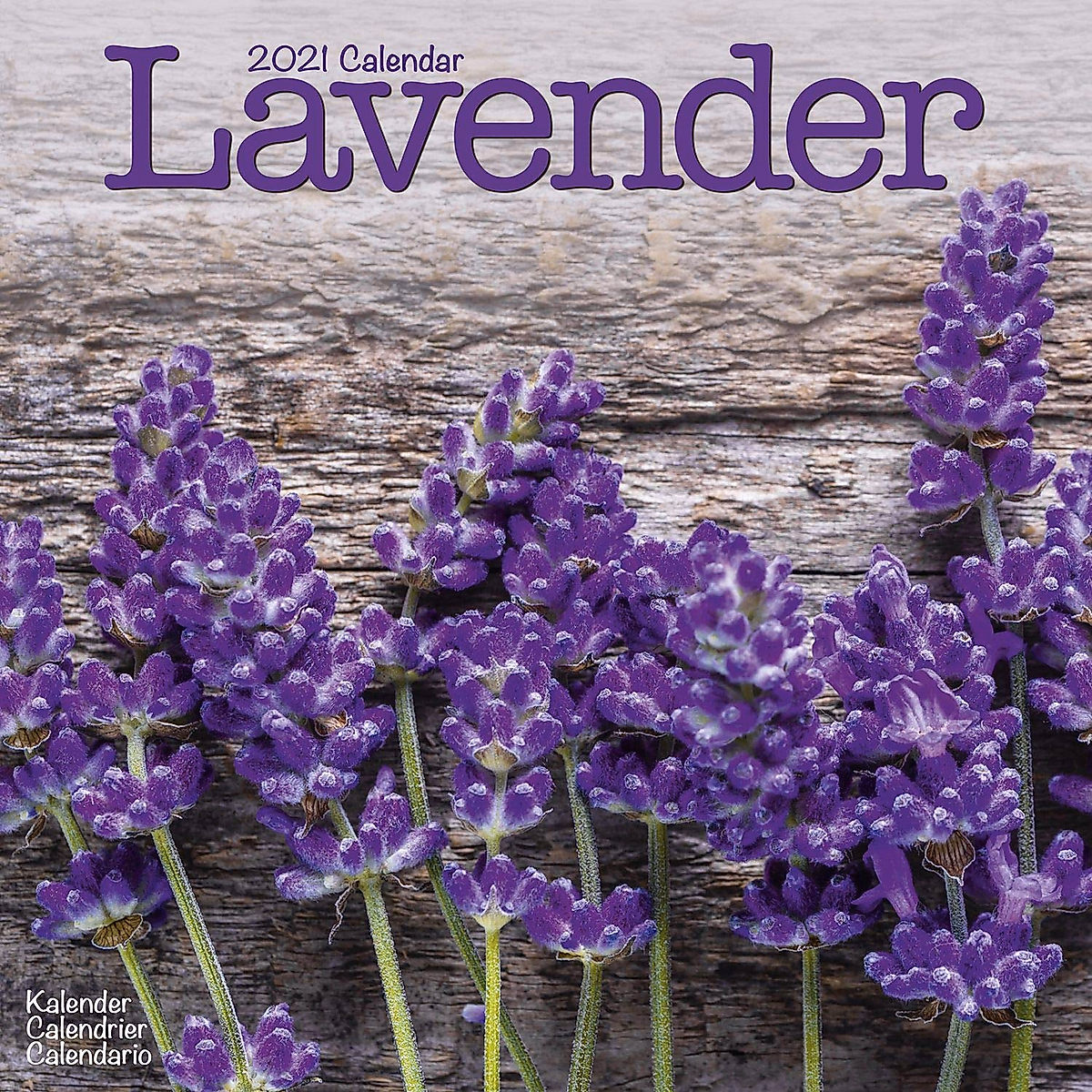 Garden Calendar - Lavender Calendar - Flower Calendar - Calendars 2020 - 2021 Wall Calendars - Garden Calendars - Flower Calendar - Lavendar 16 Month Wall Calendar by Avonside